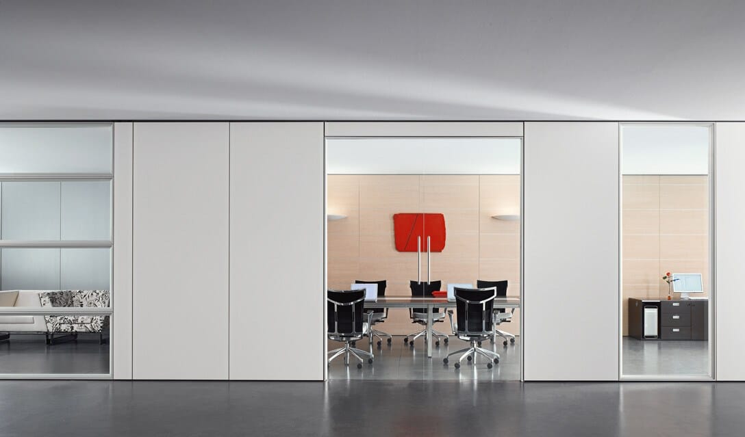 WALLTECH Acoustic glass office partition By ESTEL GROUP