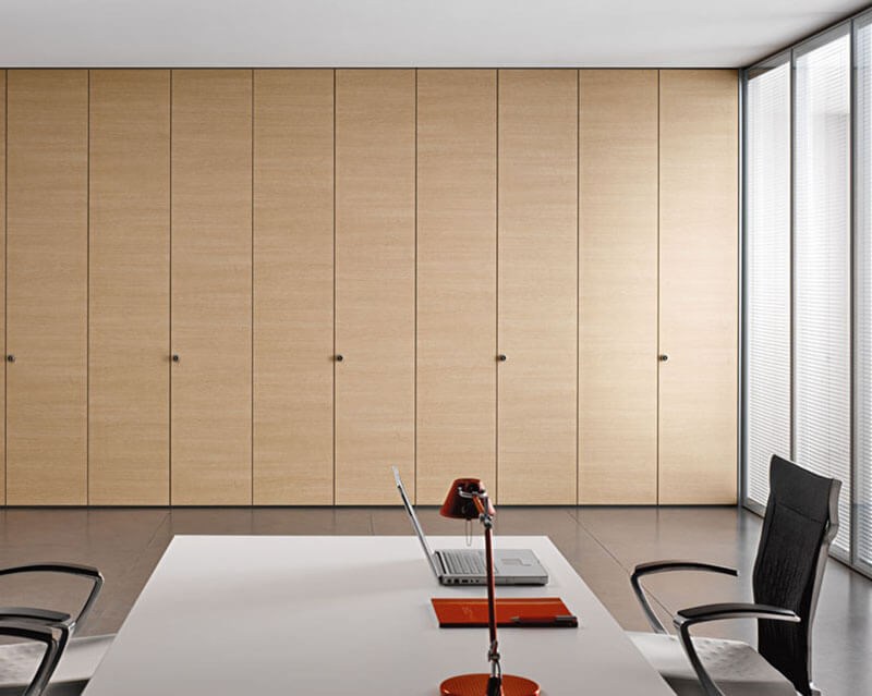 WALLTECH Parede móvel acústica de vidro para escritório By ESTEL GROUP