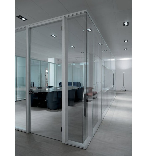 WALLTECH Parede móvel acústica de vidro para escritório By ESTEL GROUP