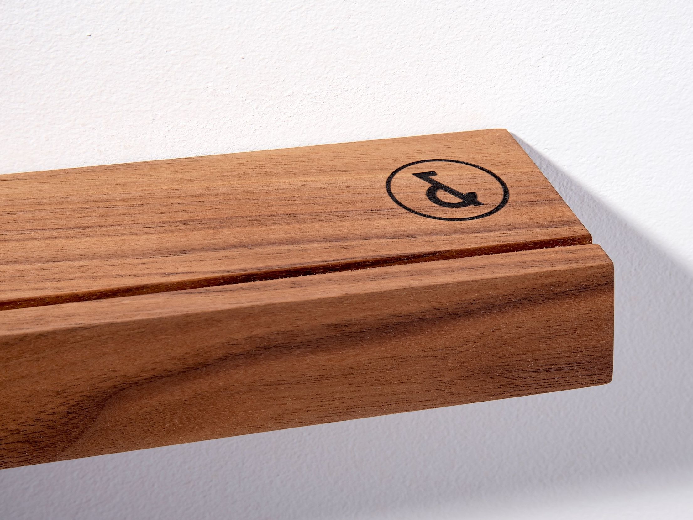 WALNUT PICTURE LEDGE #02 Wall shelf By weld & co