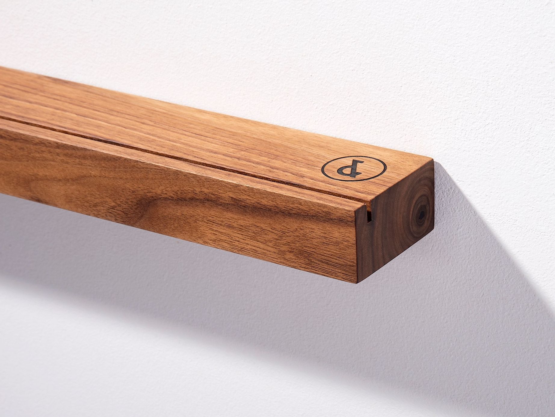 WALNUT PICTURE LEDGE #02 Wall shelf By weld & co