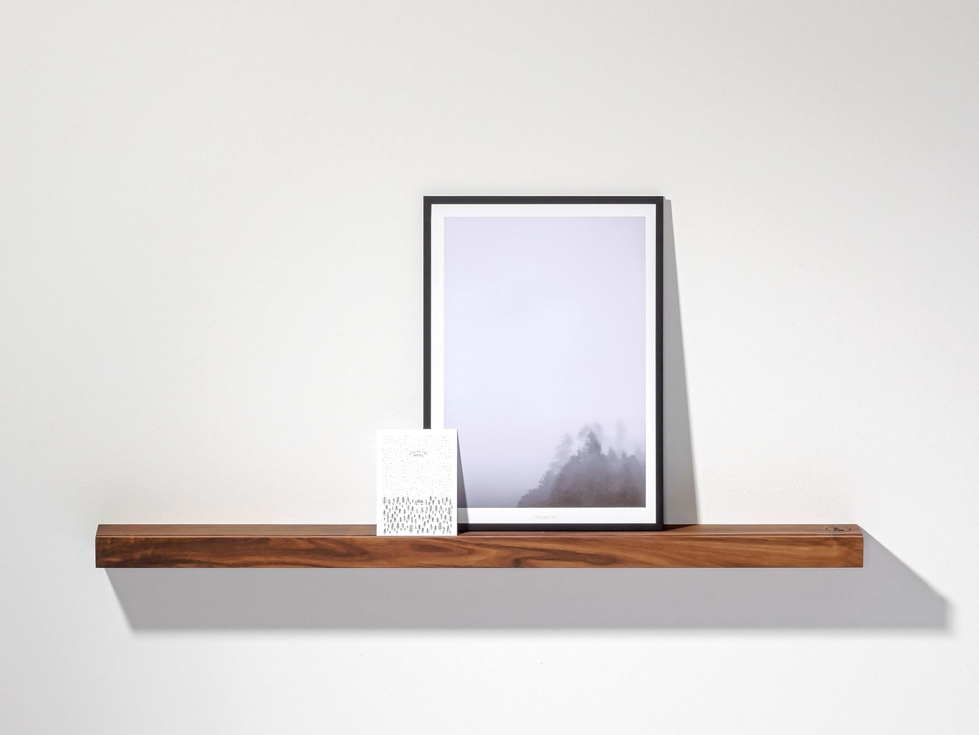 WALNUT PICTURE LEDGE #02 Wall shelf By Weld & co
