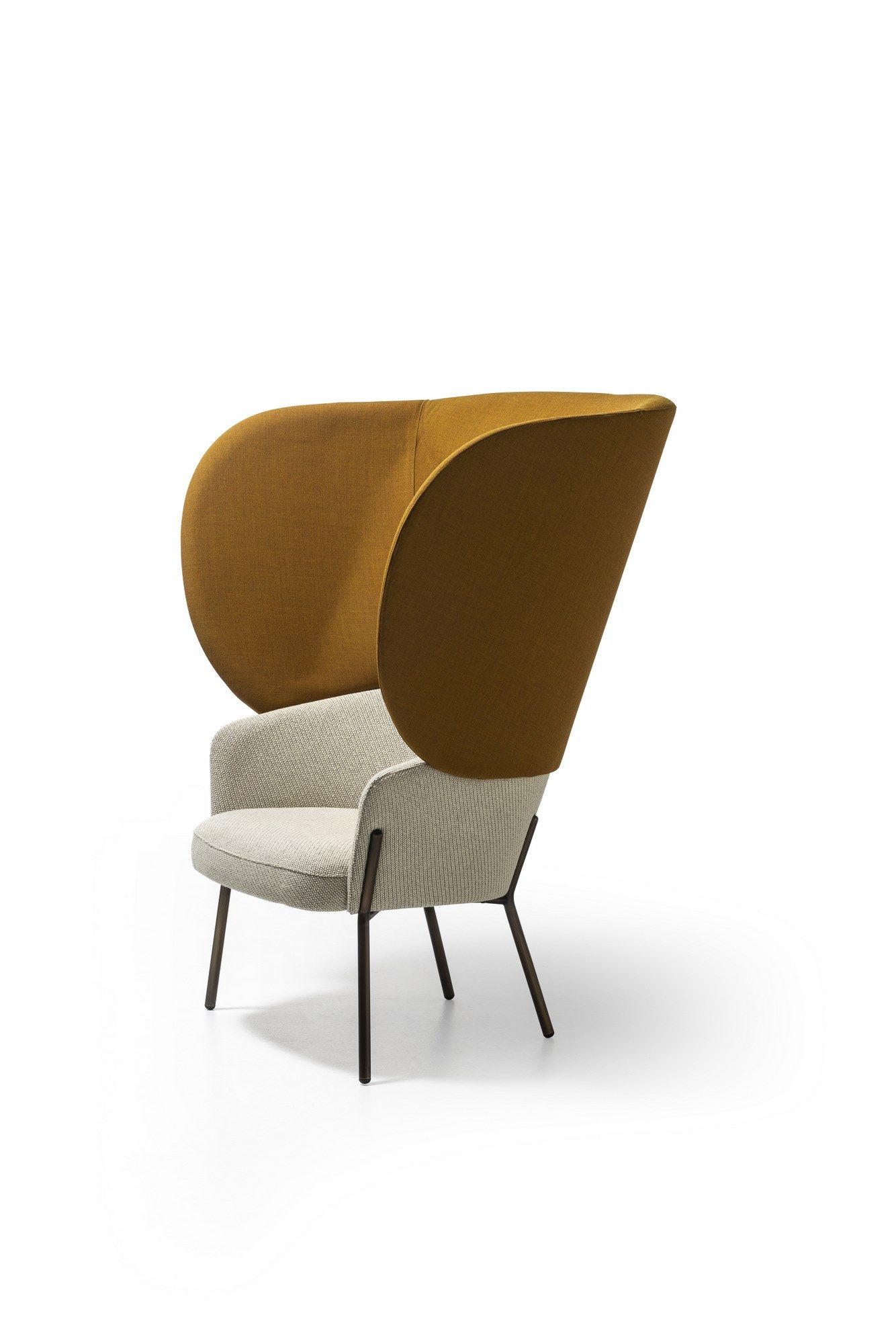 WAM | Easy chair high-back Wam Collection By BROSS design Marco Zito