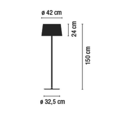 WARM 4906 Floor lamp By Vibia