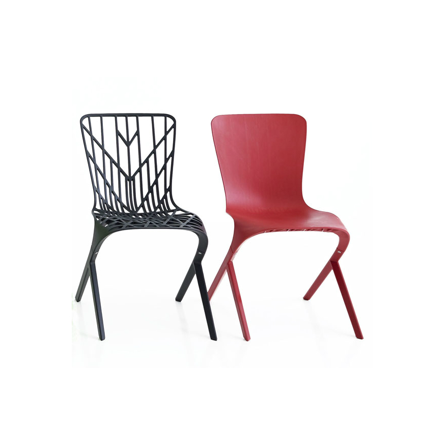 Cantilever aluminium chair WASHINGTON SKELETON™ By KNOLL design David ...