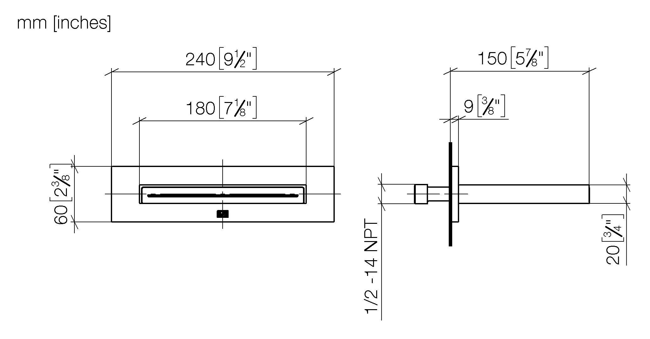 WATER SHEET 13415979 Caño By Dornbracht | design Sieger Design