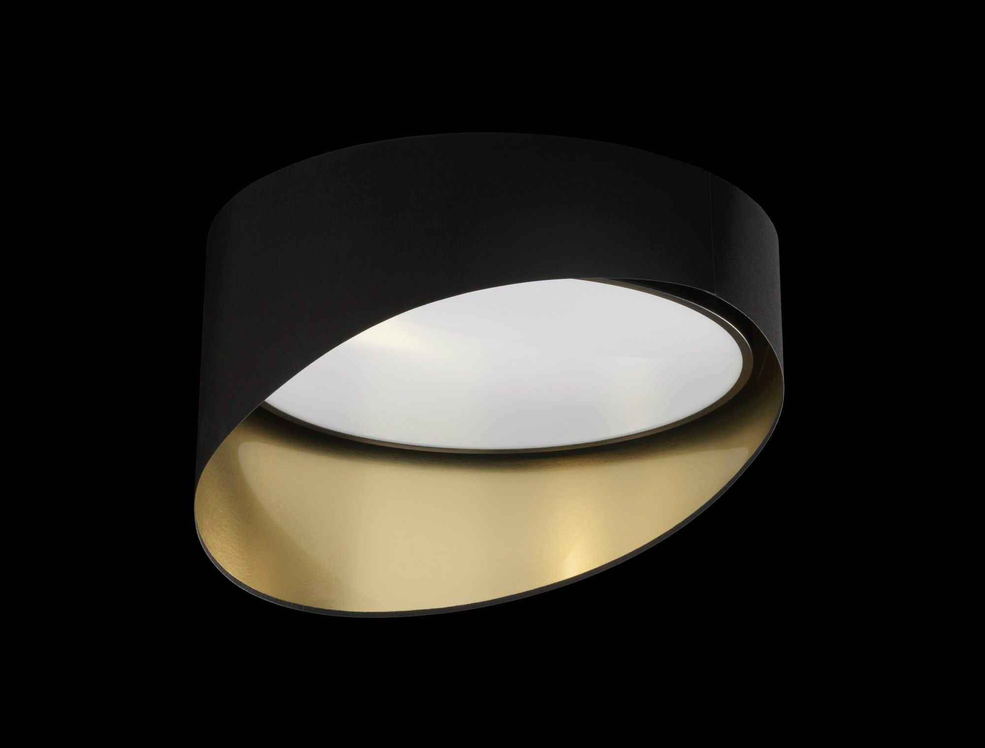 LED powder coated aluminium ceiling lamp WAVE 550 By LUNOO