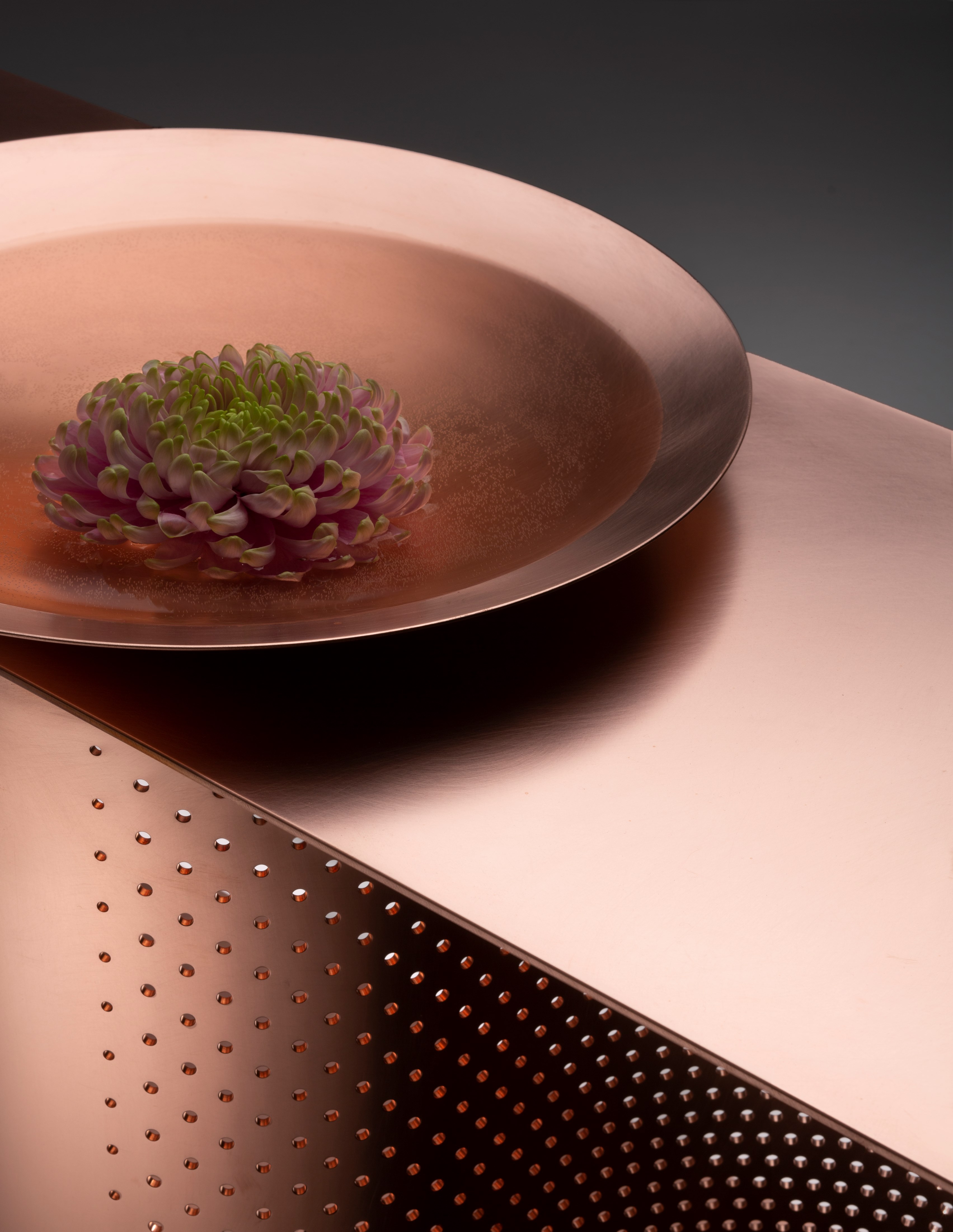WAVE Copper bench By DE CASTELLI | design Lanzavecchia + Wai