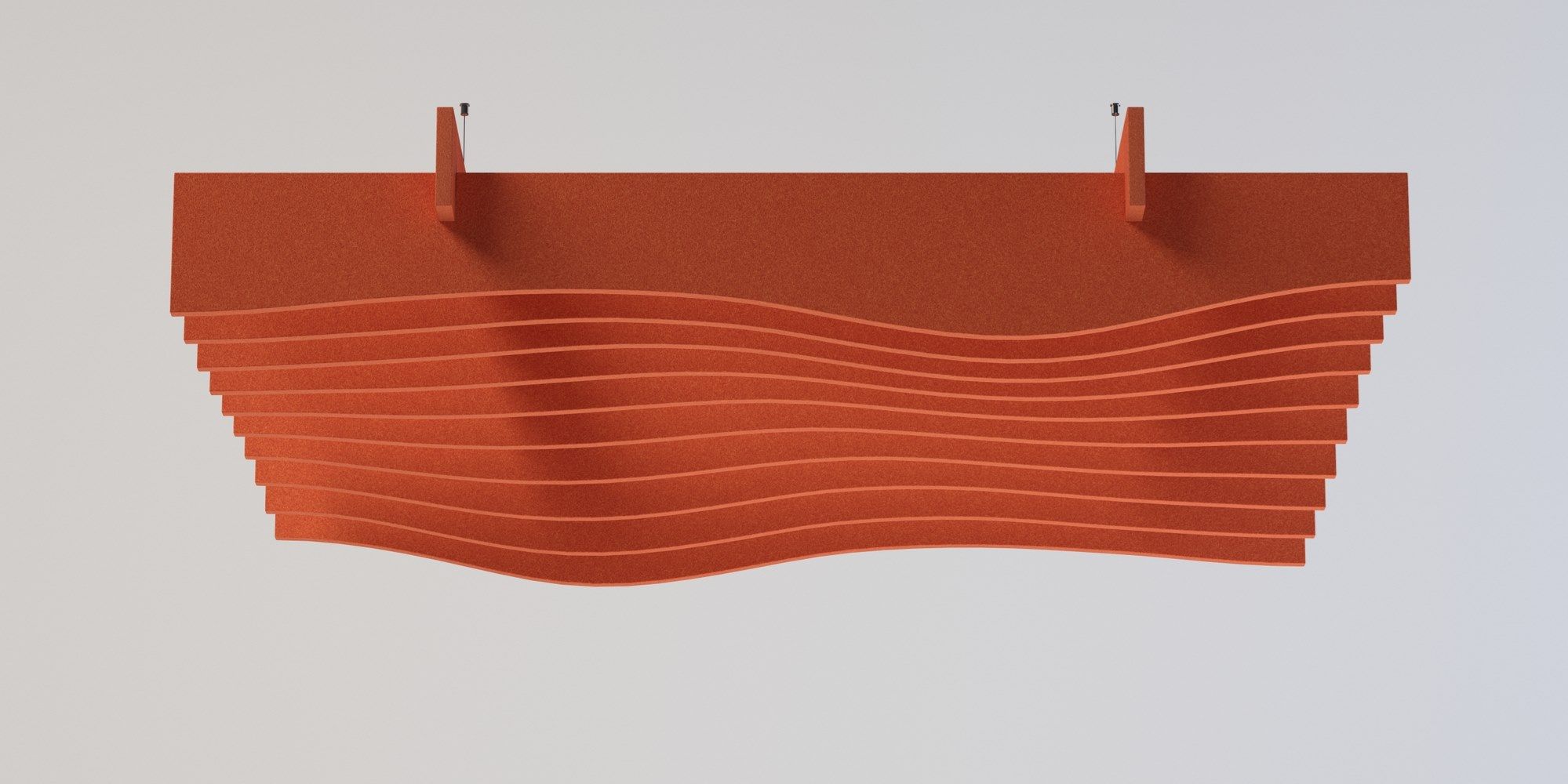 Recycled plastic acoustic baffles WAVE By IMPACT ACOUSTIC® design ROK