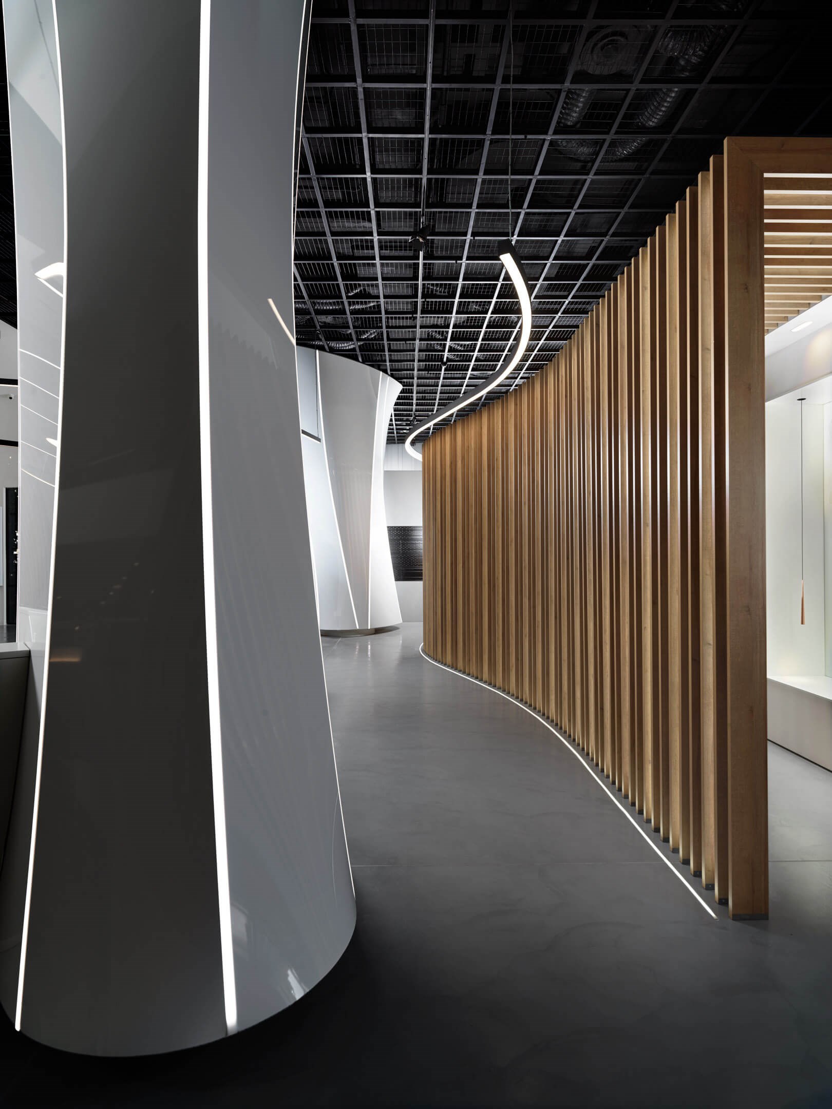 WAVE SDI Lampada a sospensione By Intra lighting
