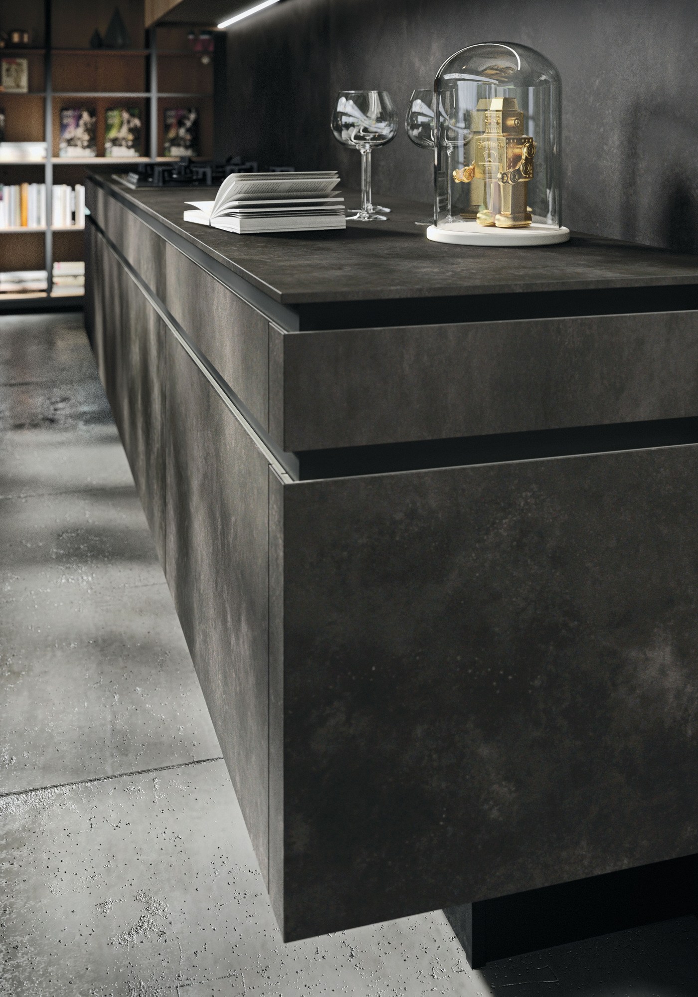WAY MATERIA | Kitchen with island By Snaidero