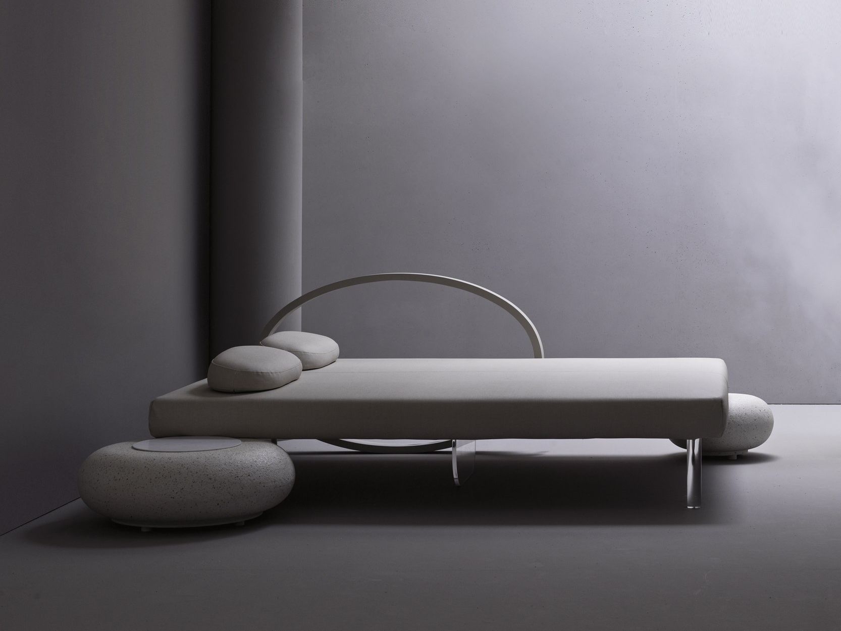 WELLNESS THERAPY Fixed fabric spa bed with chromotherapy By Varaschin ...