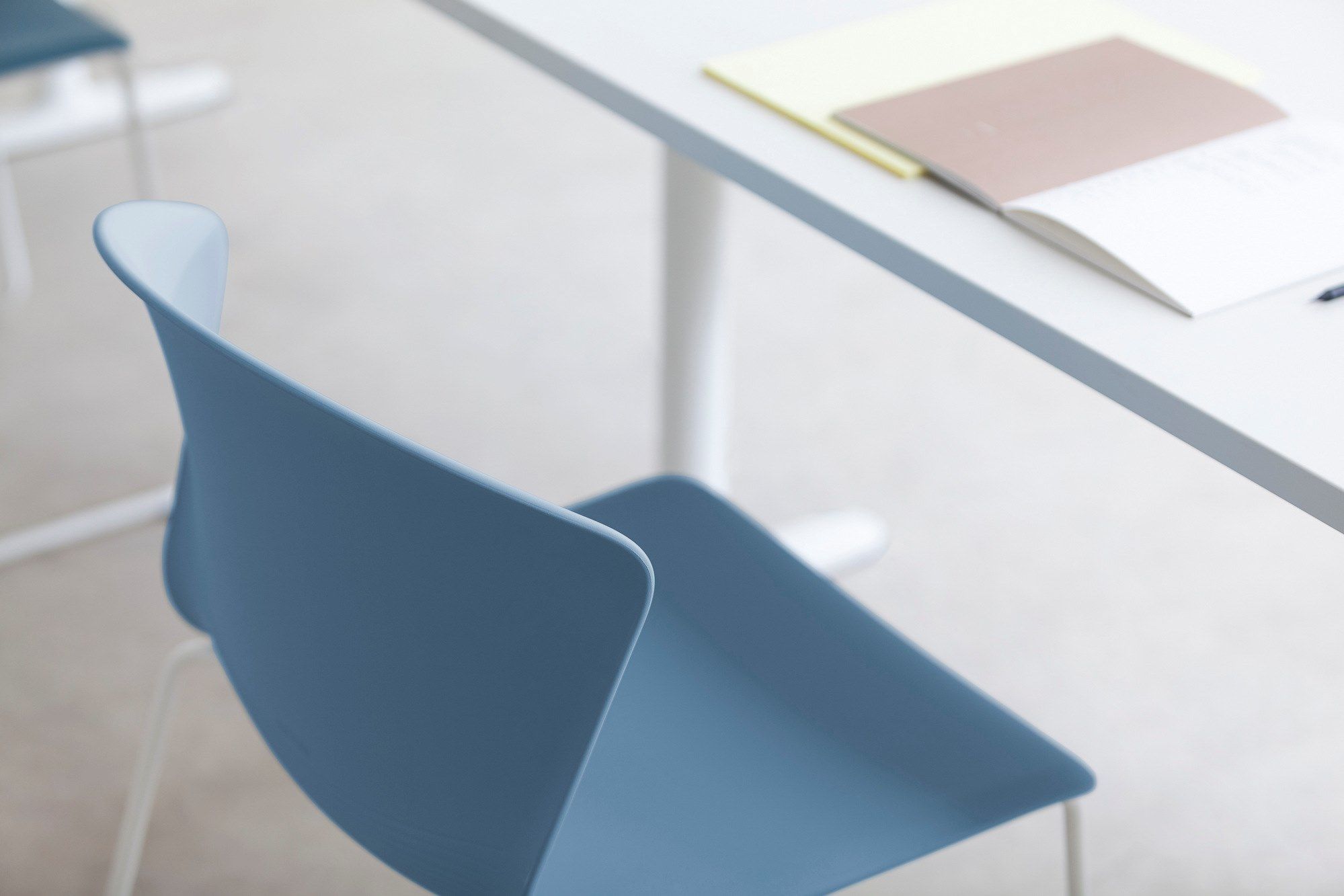 WHASS Stackable sled base chair By ACTIU | design Javier Cuñado