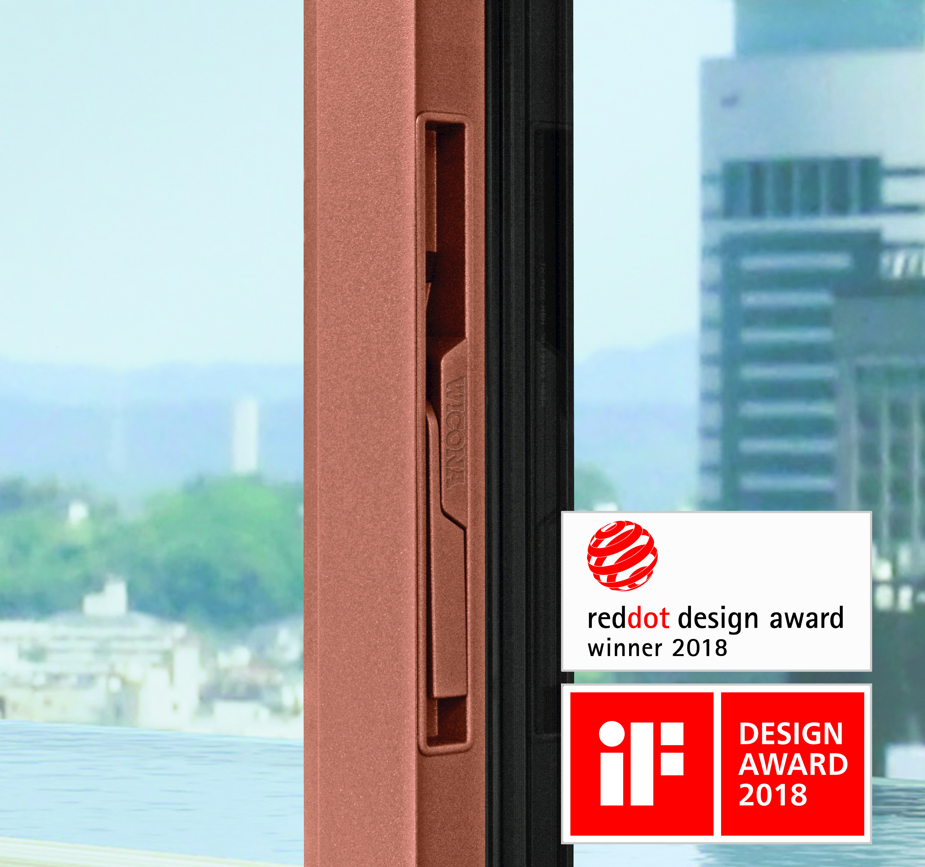 Aluminium pocket sliding window WICLINE 75 MAX By WICONA