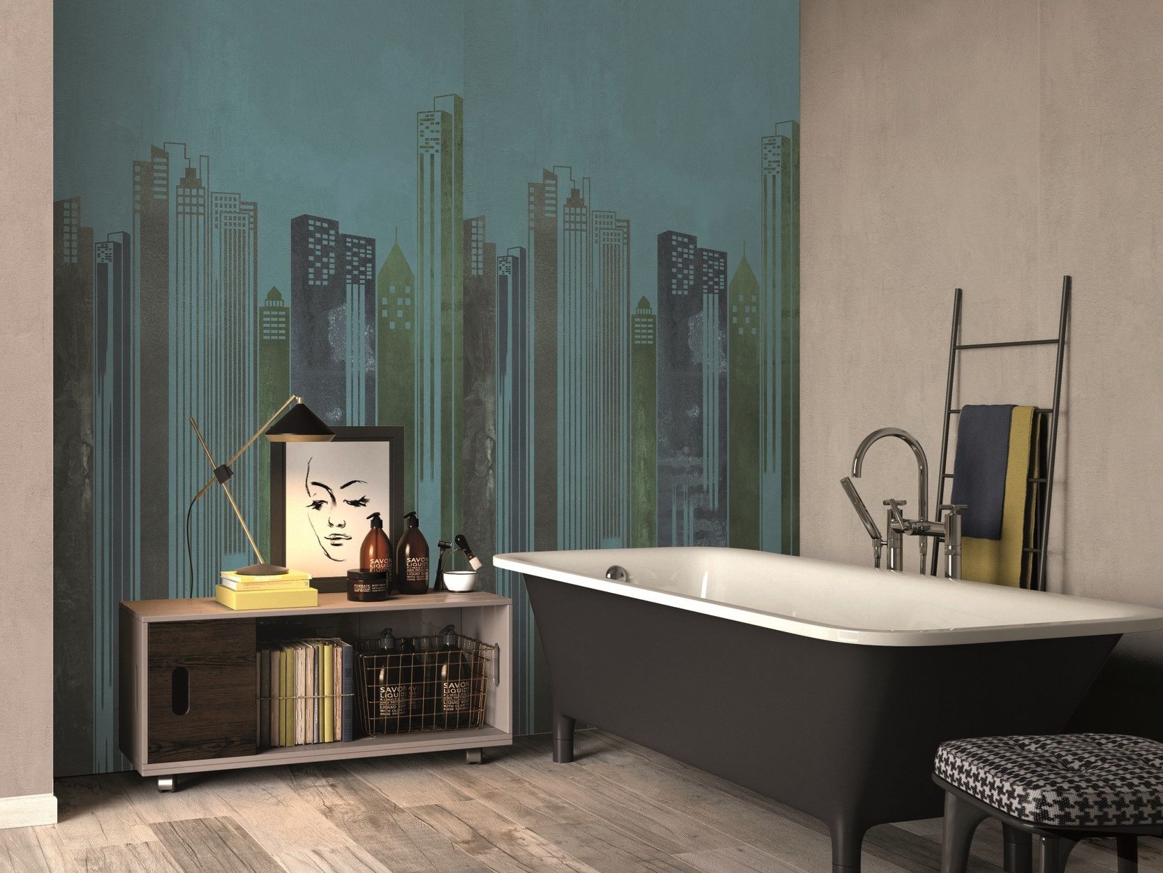 Indoor porcelain stoneware wall tiles WIDE&STYLE By ABK design ...