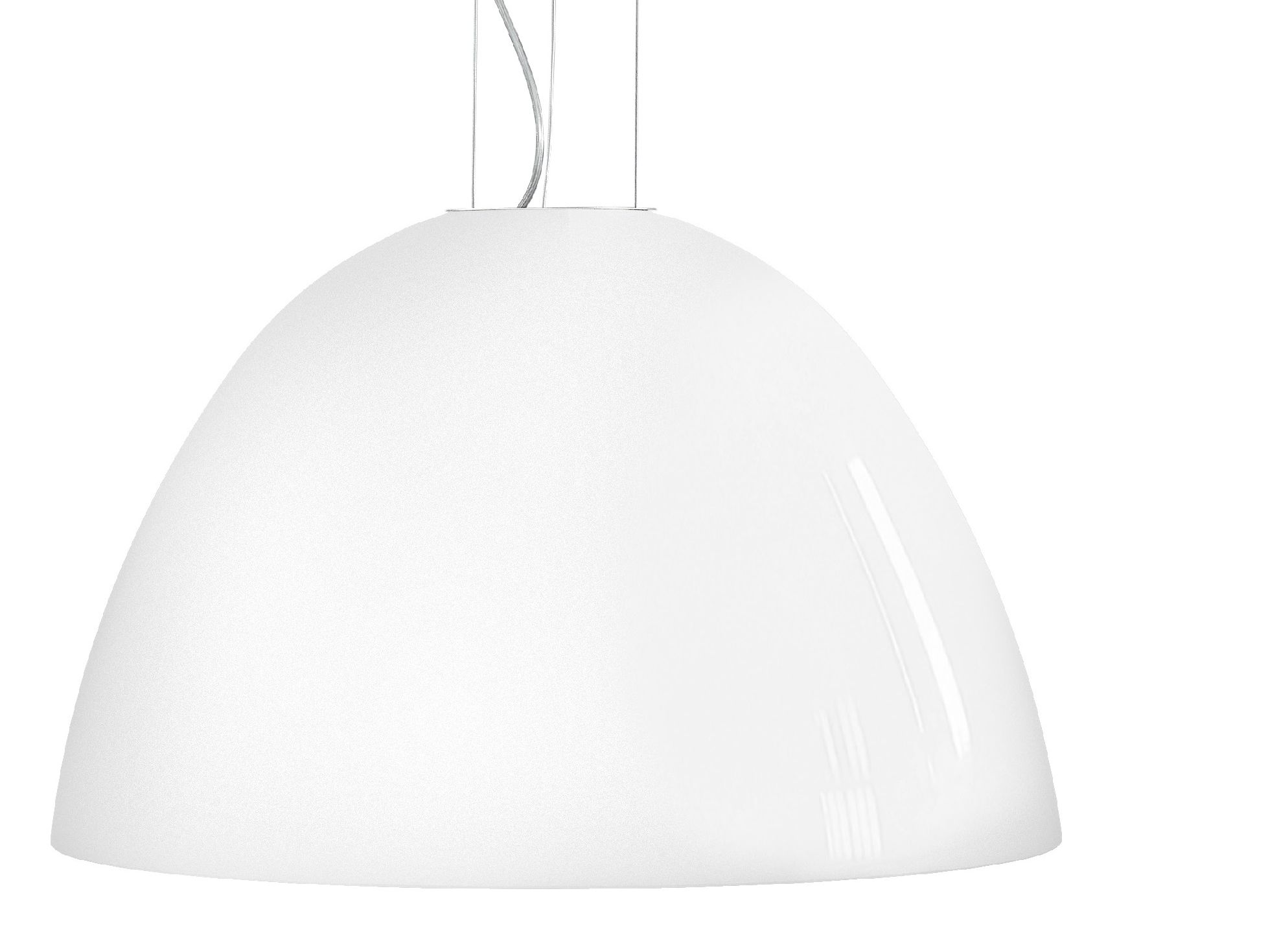 WILLY GLASS | Blown glass pendant lamp By PANZERI