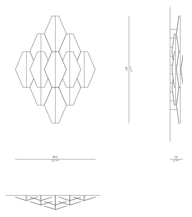 Brass wall lamp WILSON Home Collection By ROSSATO