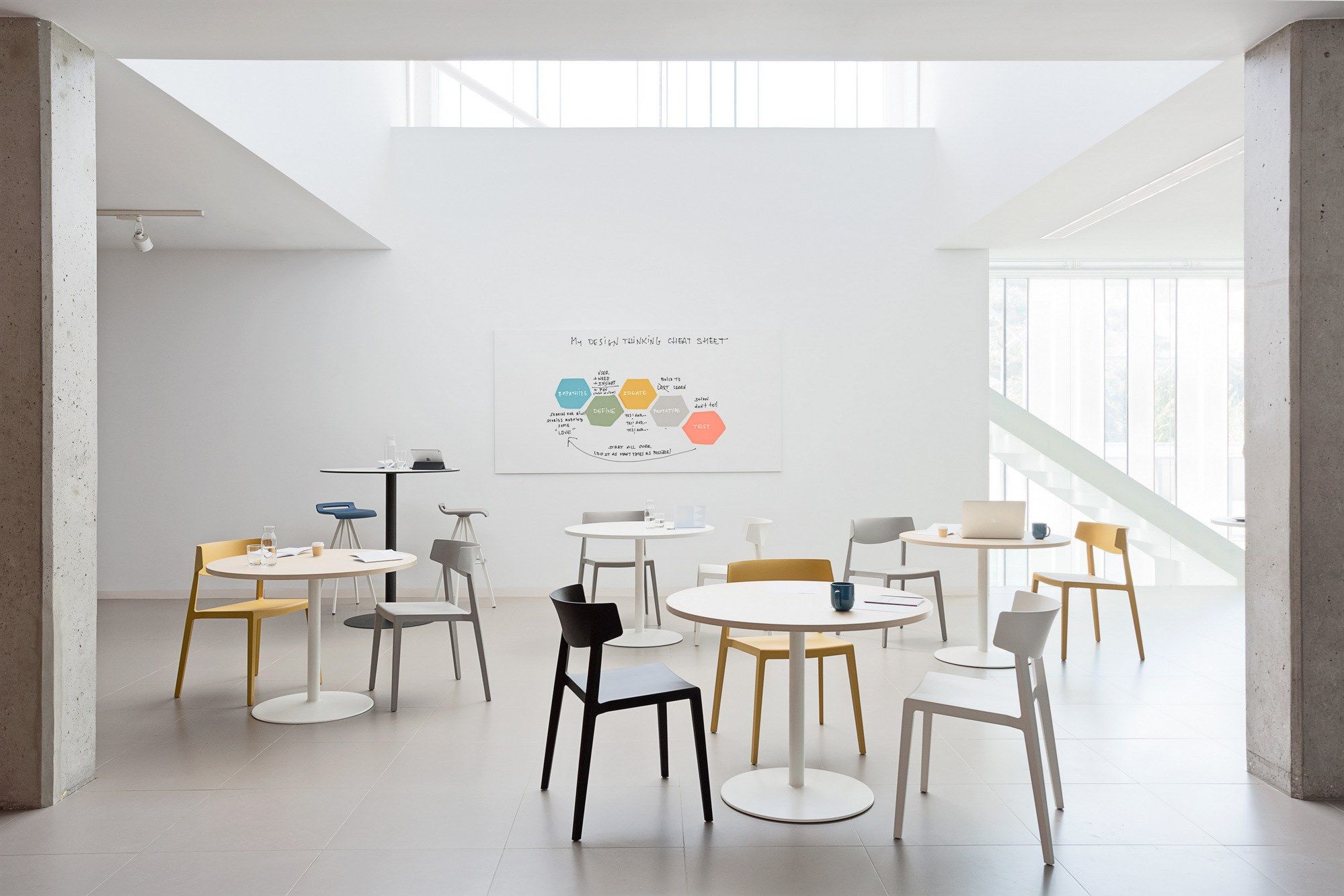 WING Stackable polypropylene chair By ACTIU | design Ramos&Bassols