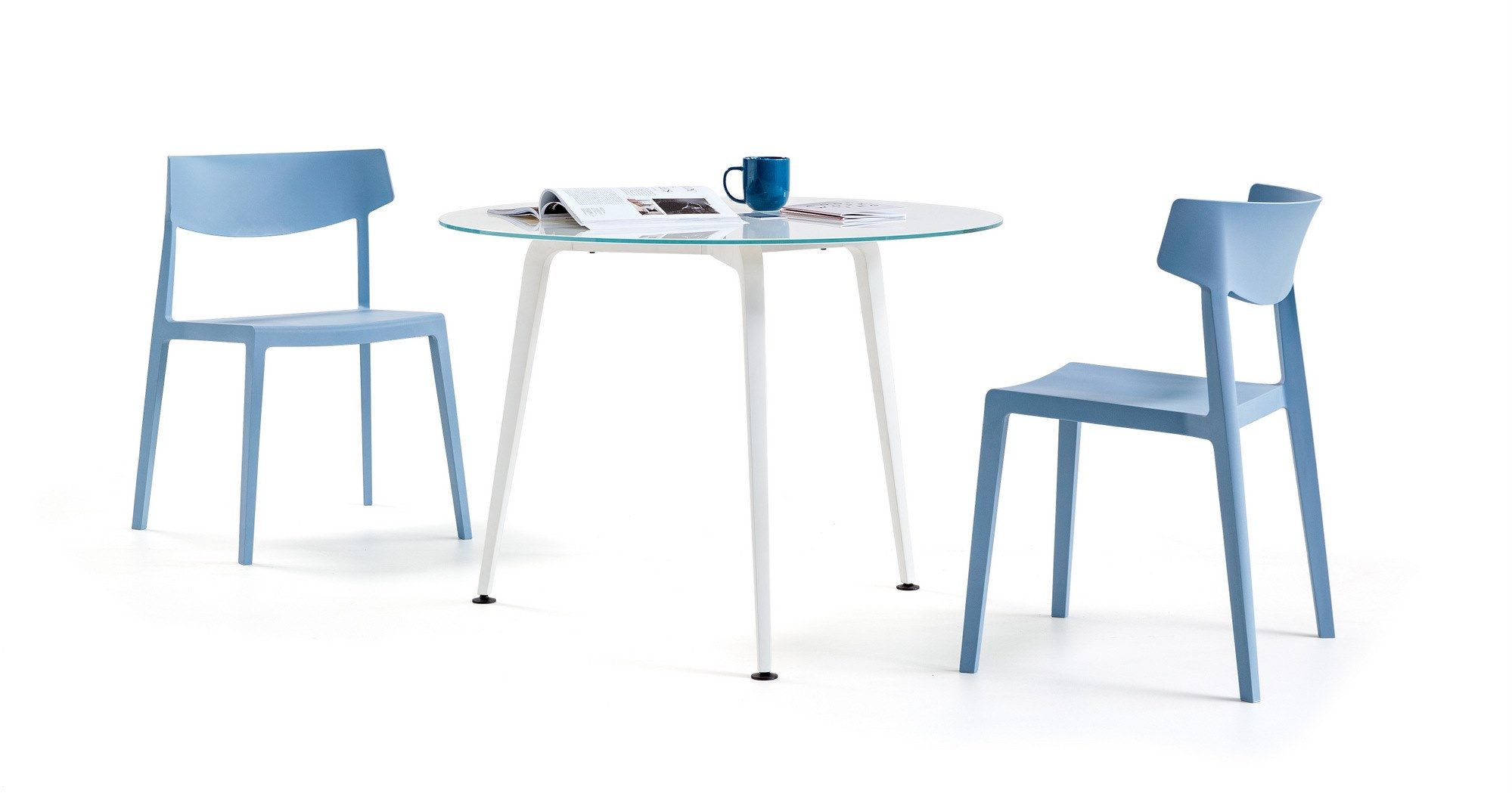 WING Stackable polypropylene chair By ACTIU | design Ramos&Bassols