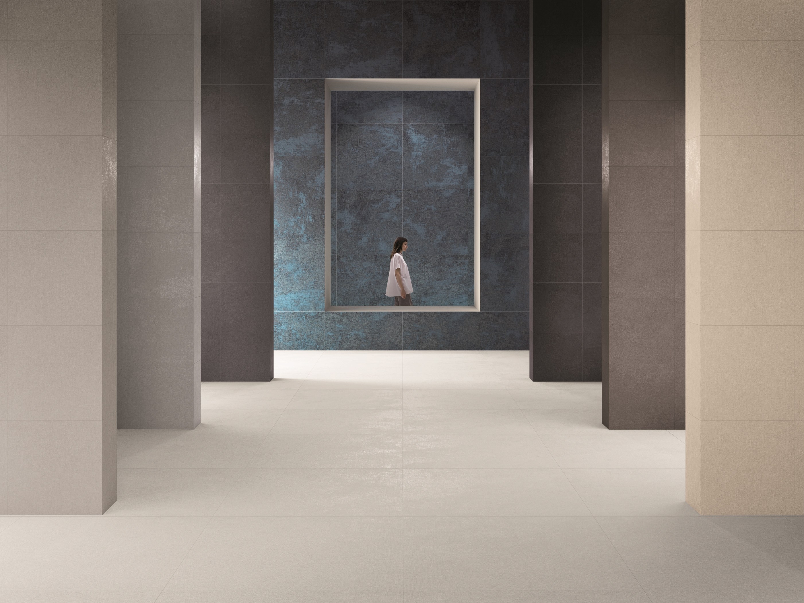 Porcelain stoneware wall/floor tiles WIRE 01 By Ceramiche Caesar