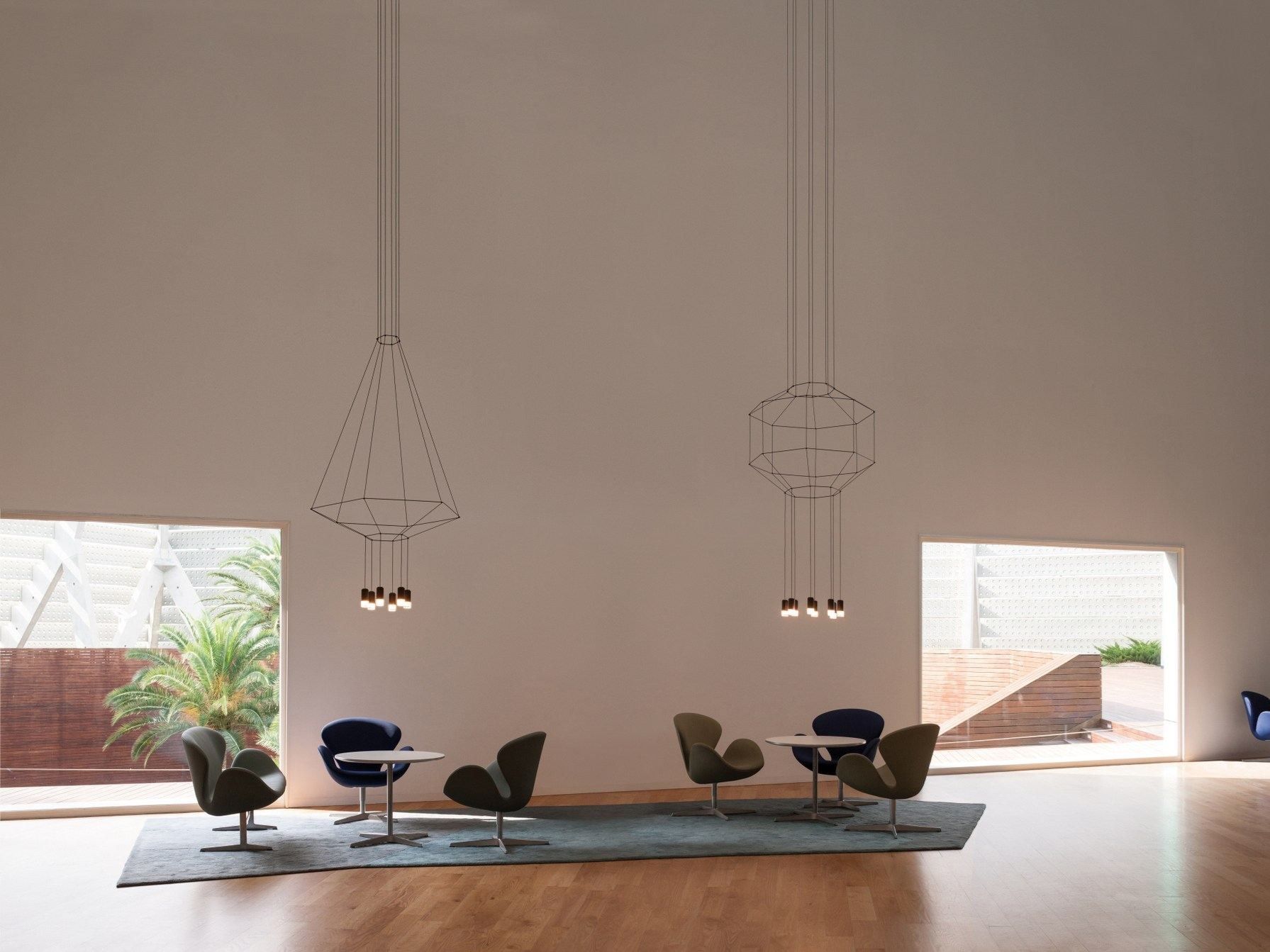WIREFLOW 0308/0408 pendant lamp By Vibia design Arik Levy