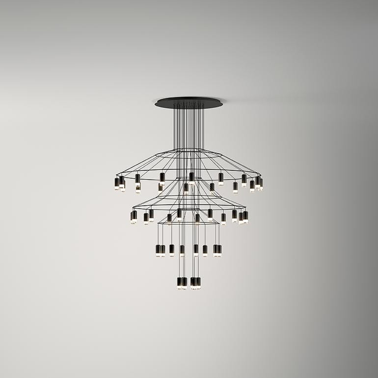 WIREFLOW | Direct light pendant lamp By Vibia design Arik Levy