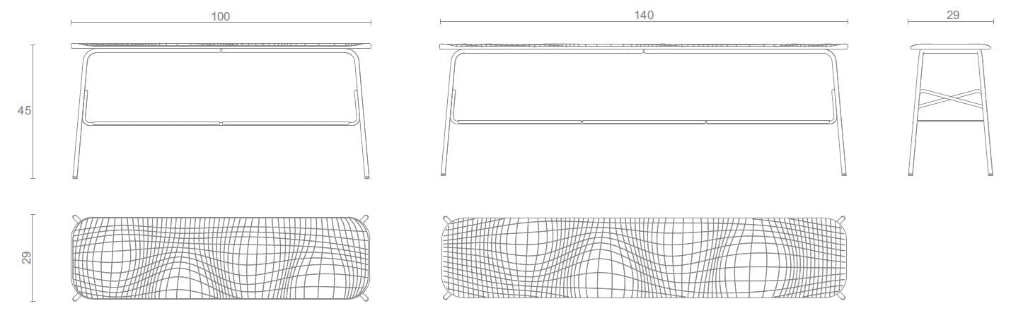 WIREFRAME | Bench By INPPUT