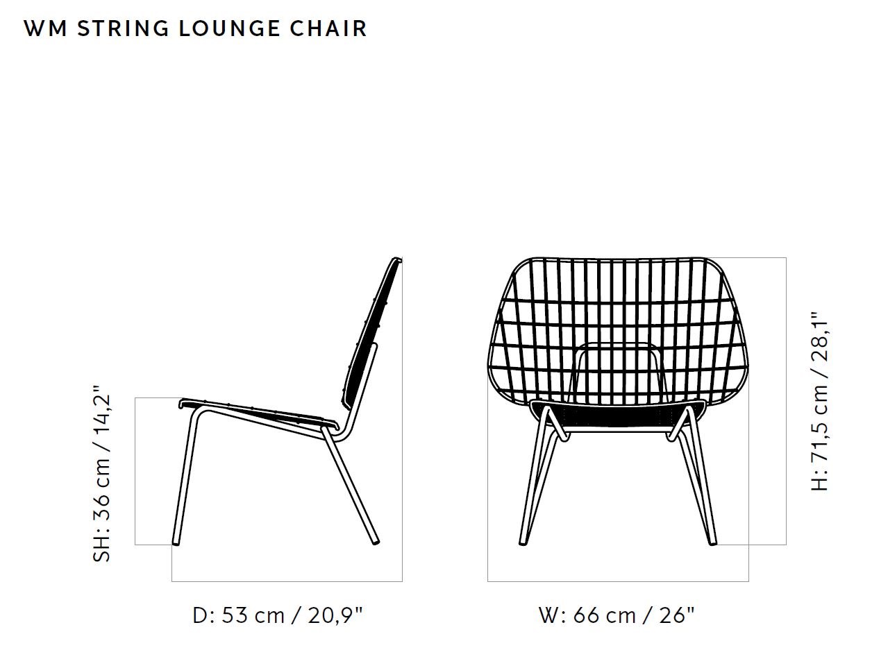 WM STRING LOUNGE CHAIR 休闲椅 By MENU | design Studio WM
