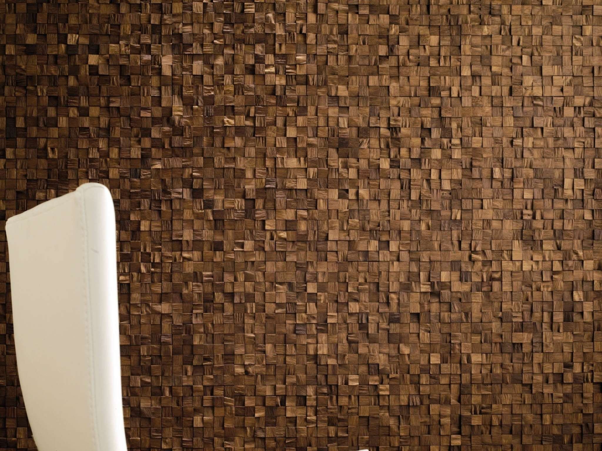 Wooden 3D Wall Mosaic WOOD MOSAICS By Porcelanosa