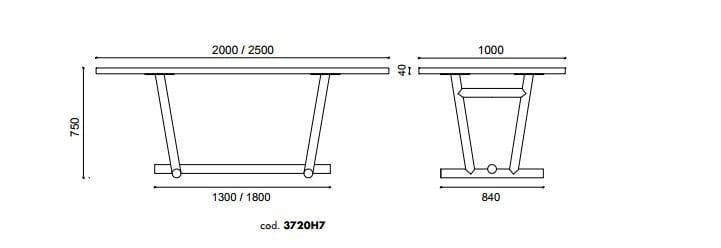 Wooden table WOODBRIDGE | Table Woodbridge Collection By ALMA DESIGN ...
