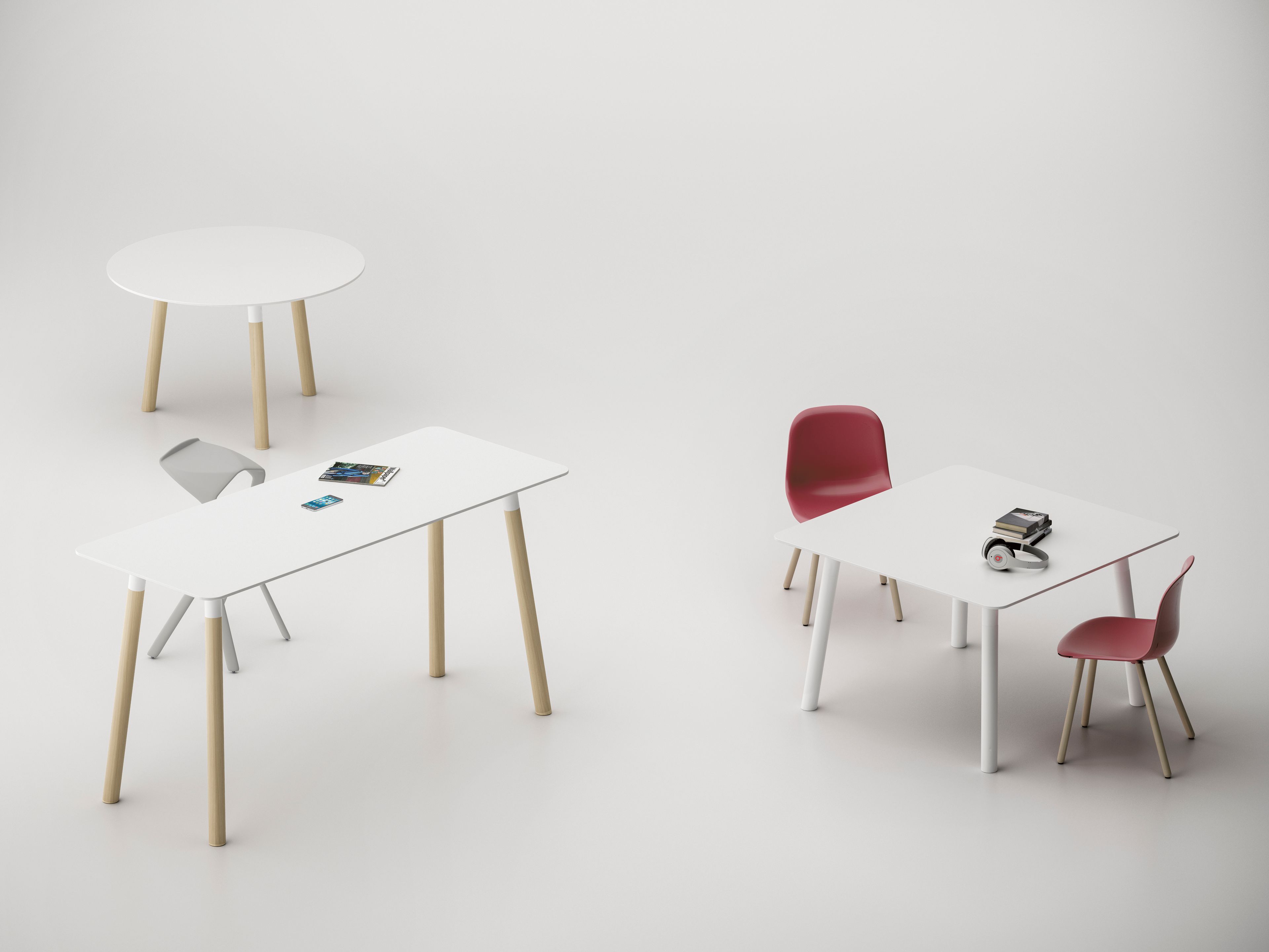 WOODS | Meeting table Woods Collection By FANTONI design Metrica