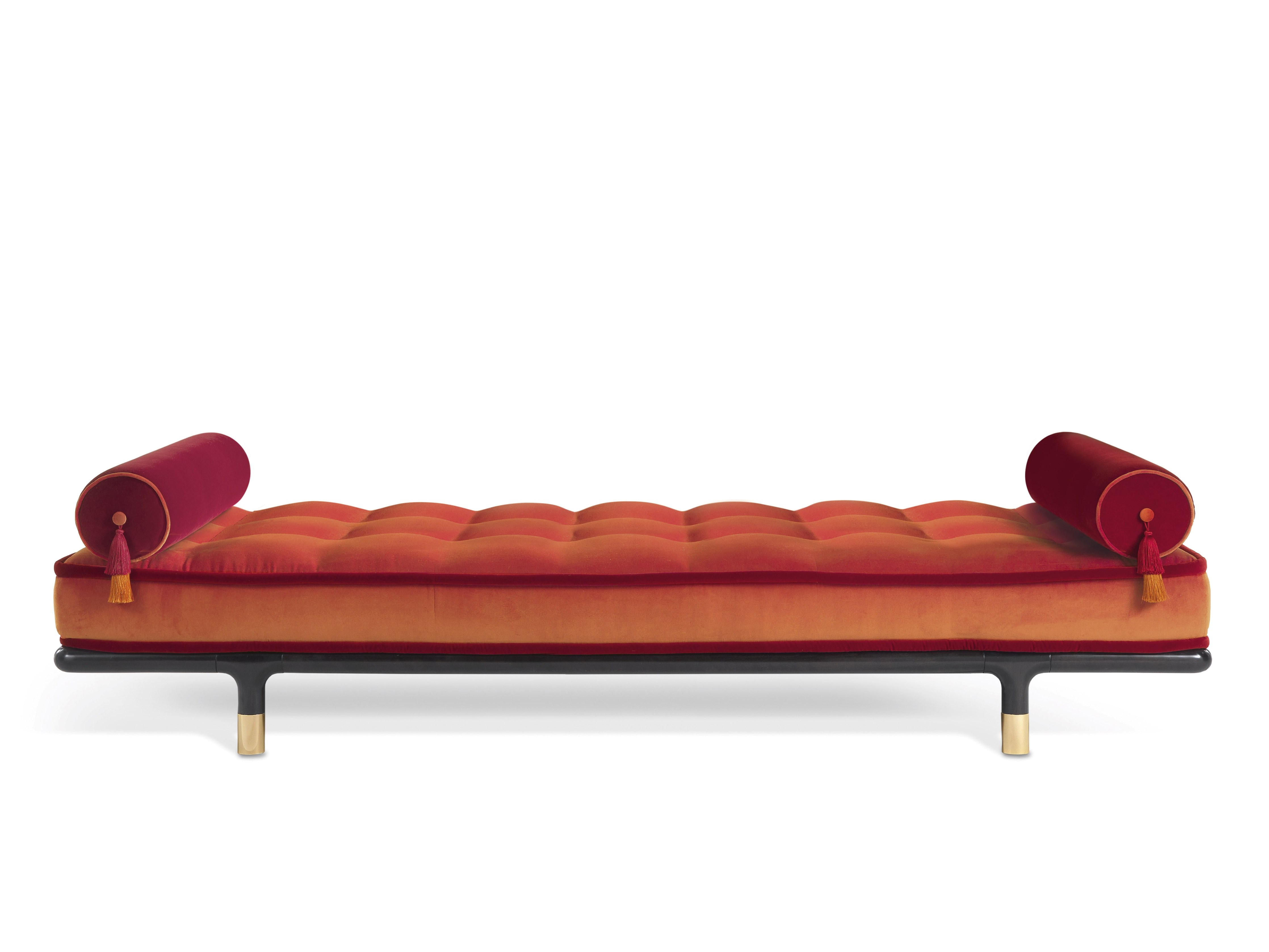 WOODSTOCK Tufted upholstered velvet day bed By ETRO Home Interiors