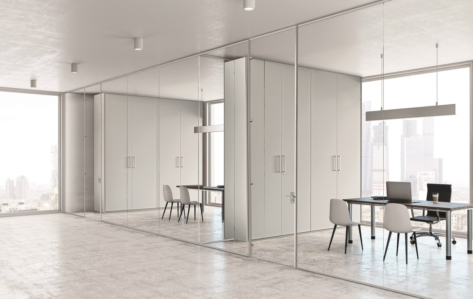 WORK | Tall office storage unit By GIUSSANI