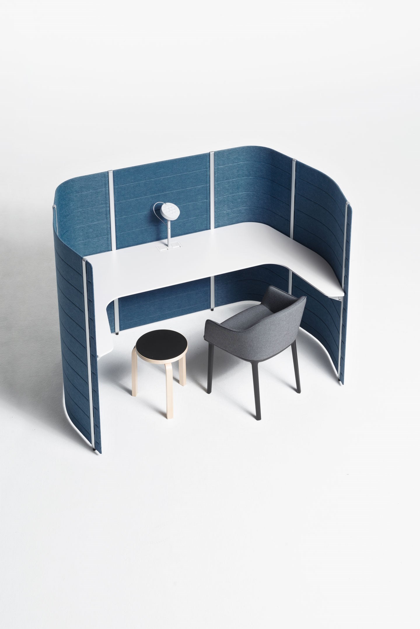 WORKBAYS FOCUS Acoustic fabric office booth By Vitra | design Ronan ...