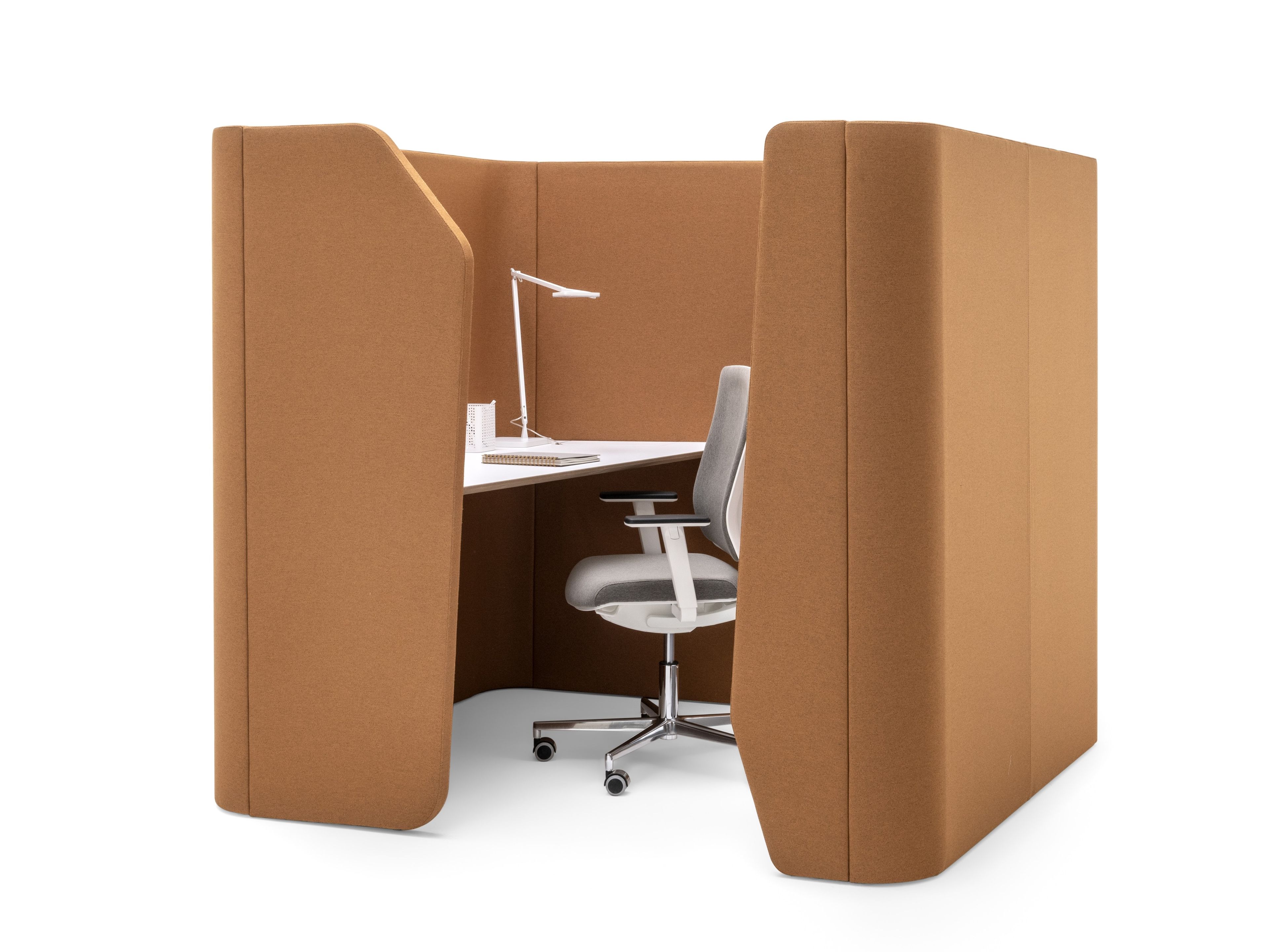 Acoustic fabric office booth WORKSTATION By ESTEL GROUP
