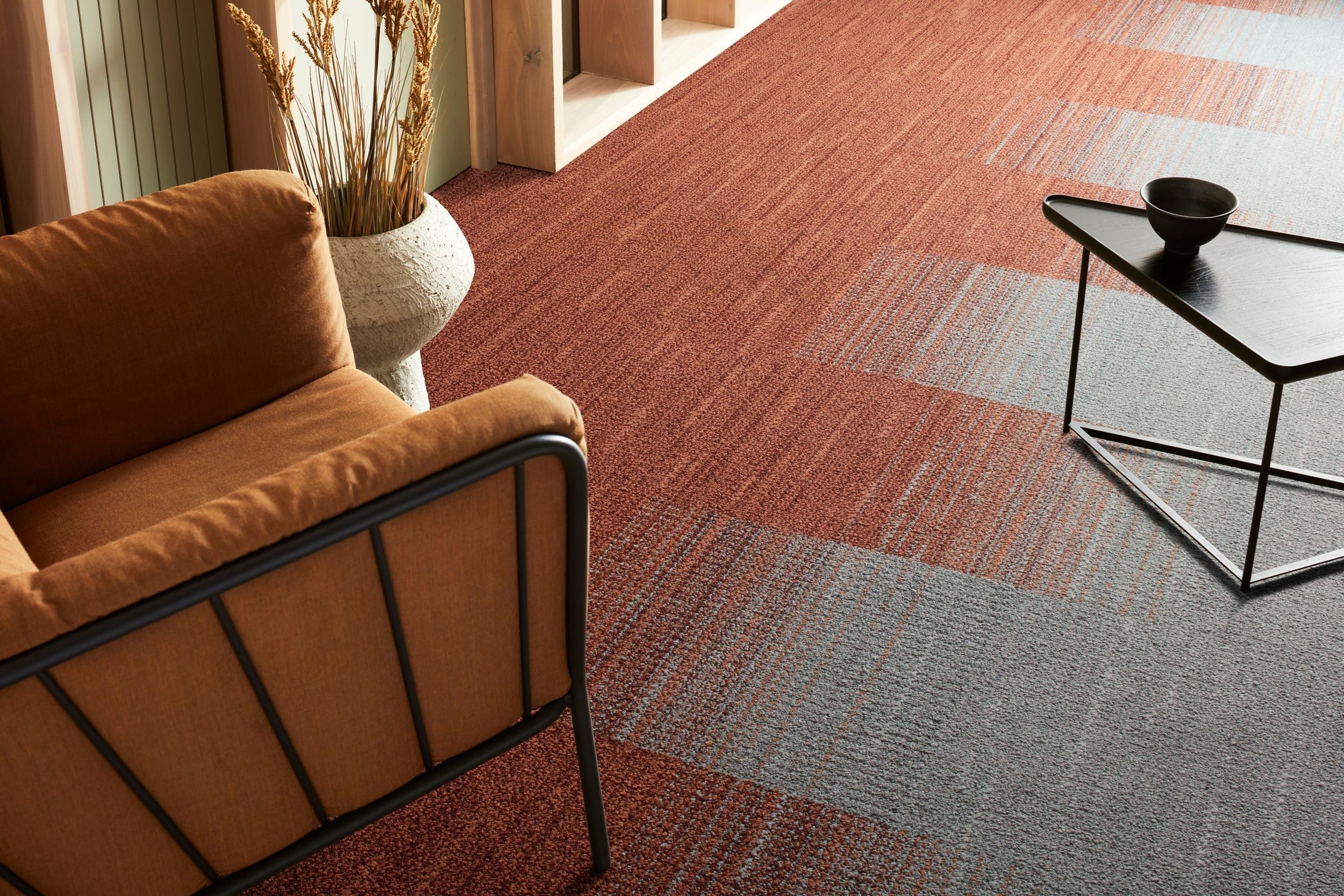 Nylon® carpet tiles WOVEN GRADIENCE By Interface®