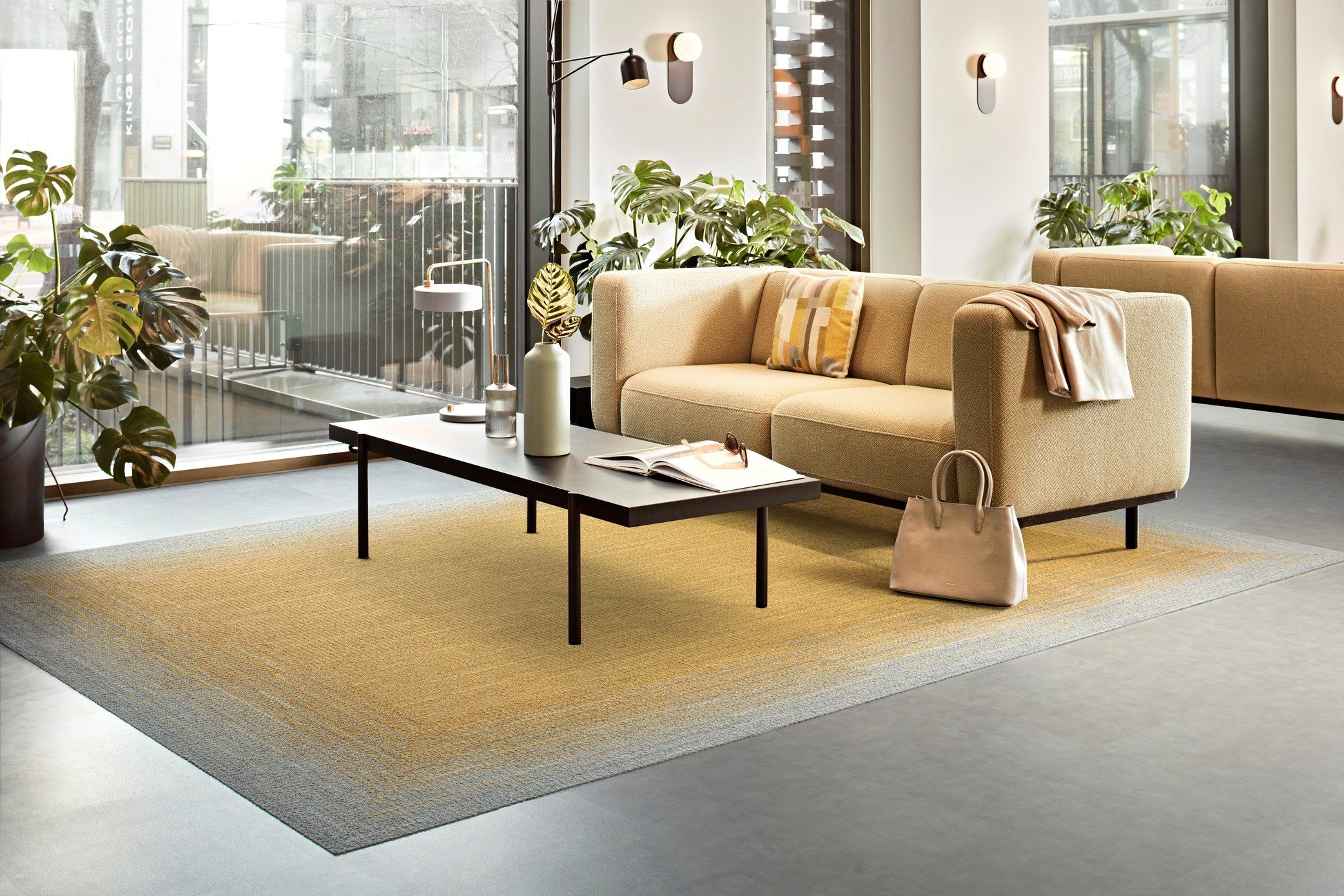 Nylon® carpet tiles WOVEN GRADIENCE By Interface®