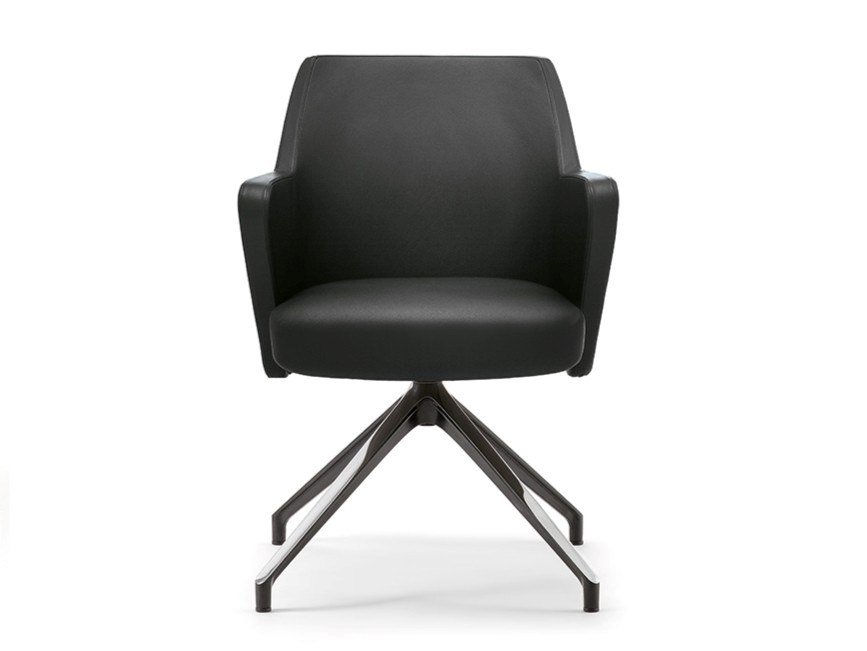 WRAP PLUS 05 Trestle-based chair with armrests By Nahu | design Fabio ...