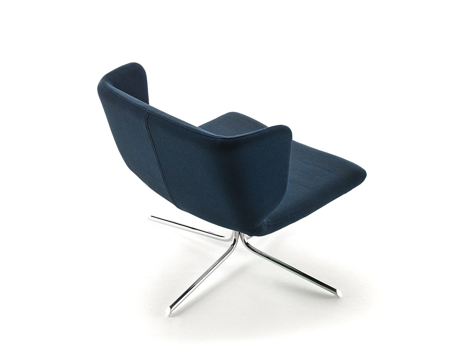 WRAPP | Easy chair with 4-spoke base By Viccarbe design Marc Krusin