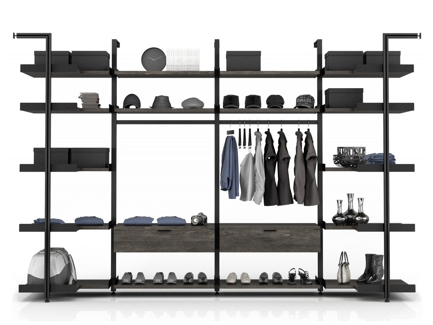 GRAVITY | Walk-in wardrobe Gravity Collection By Huppé design Joël Dupras