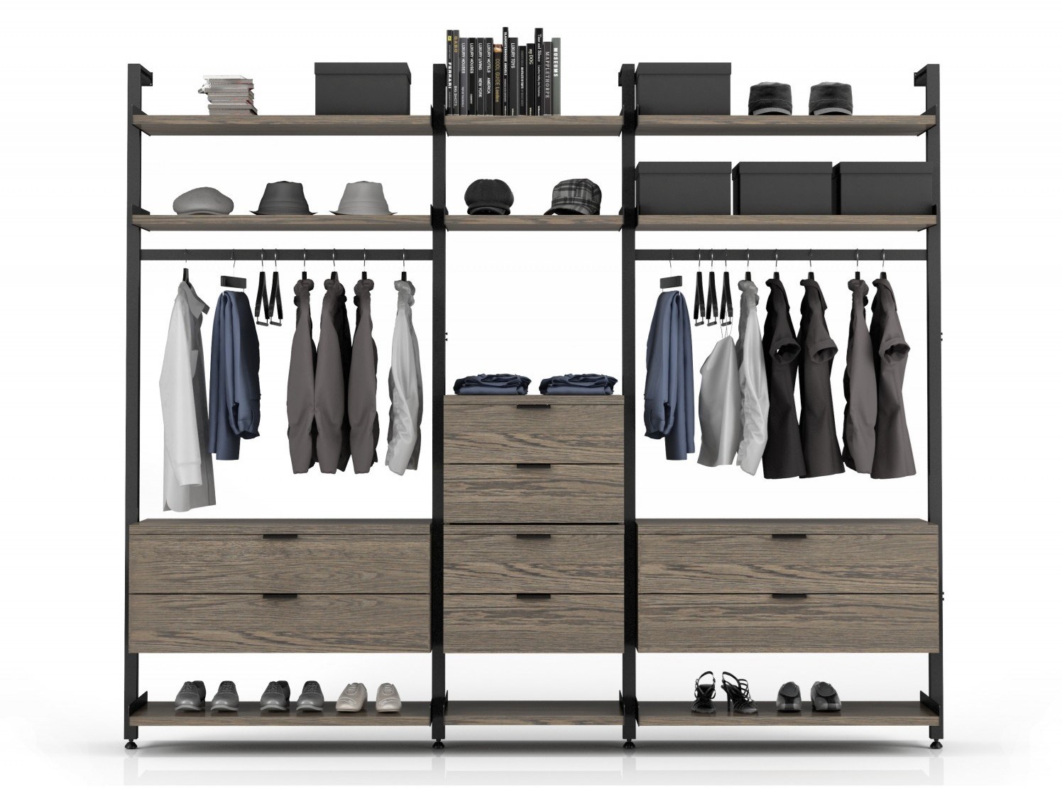 GRAVITY | Walk-in wardrobe Gravity Collection By Huppé design Joël Dupras