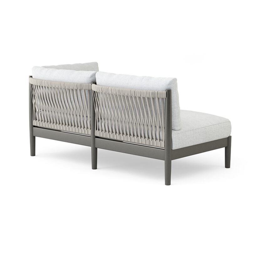 GEORGICA ALUMINIUM Sectional powder coated aluminium and fabric garden ...