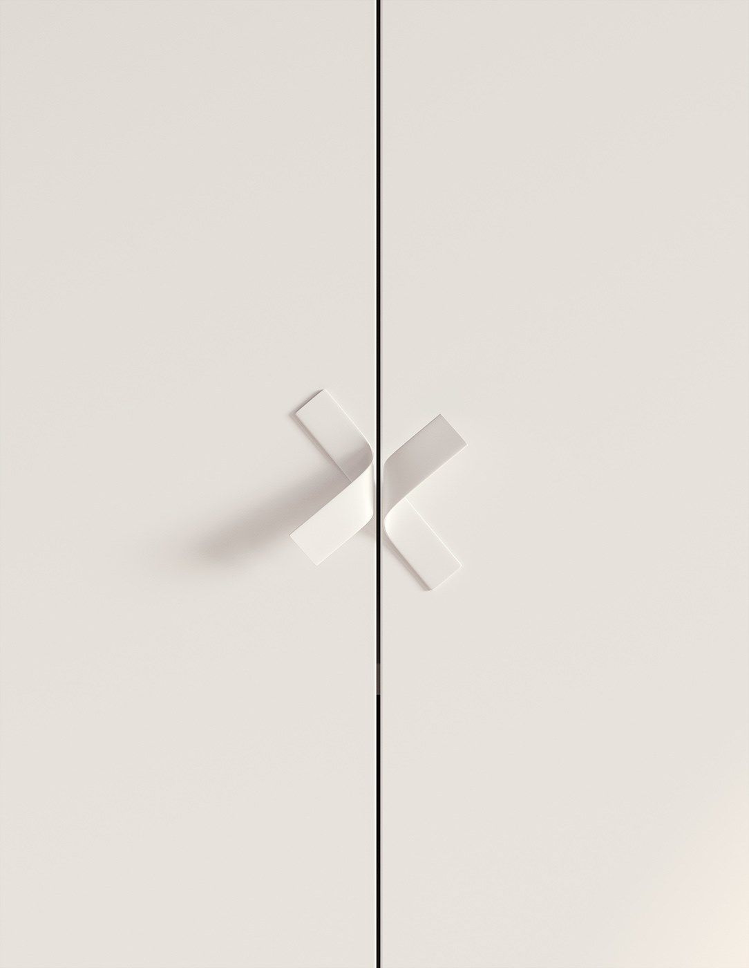 Melamine-faced chipboard wardrobe By TUMIDEI