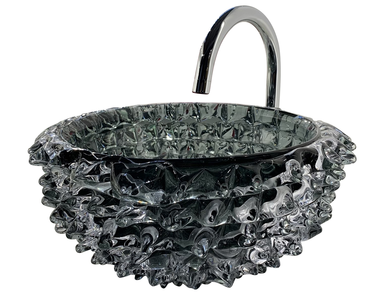 Washbasin By Wave Murano Glass