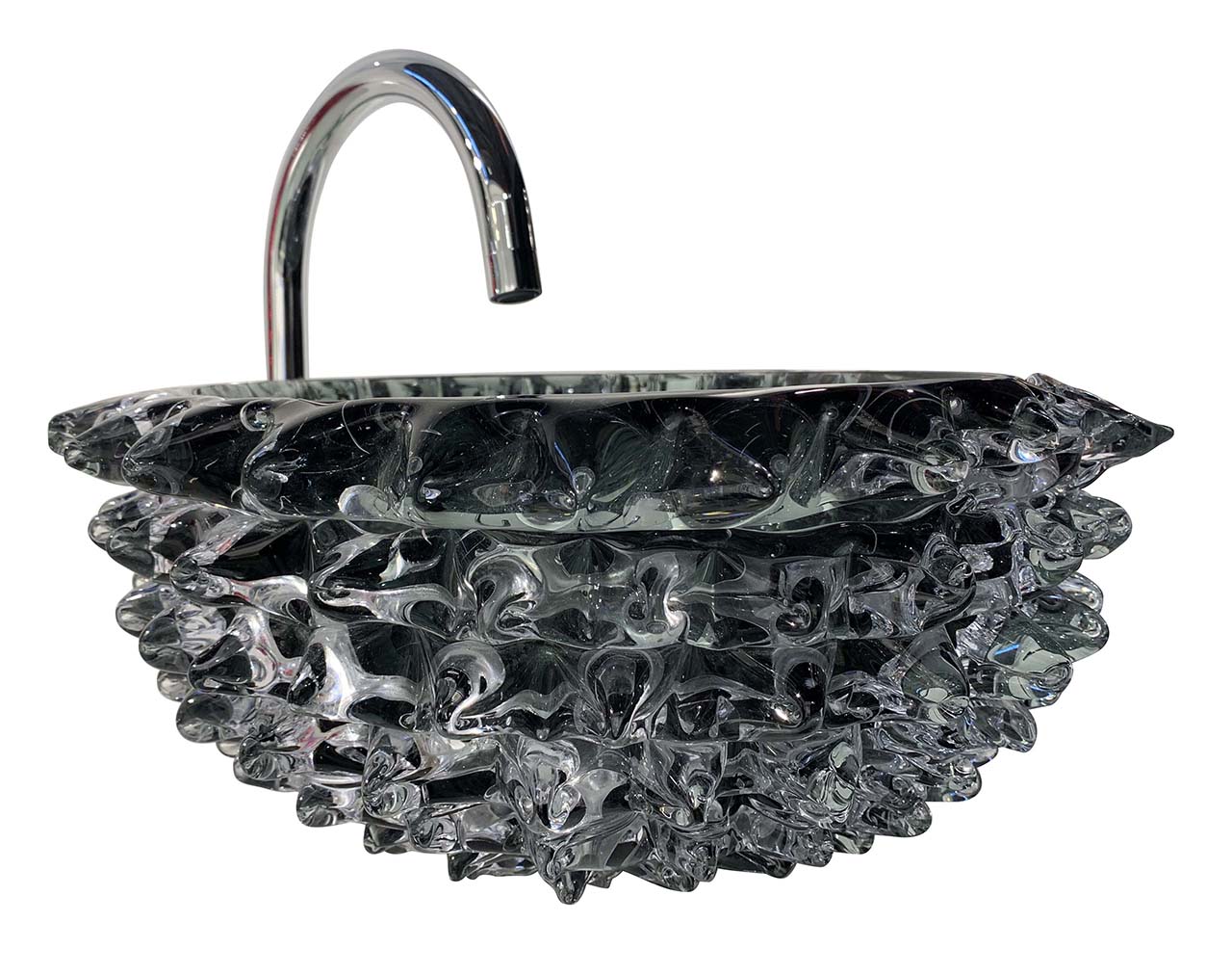Washbasin By Wave Murano Glass