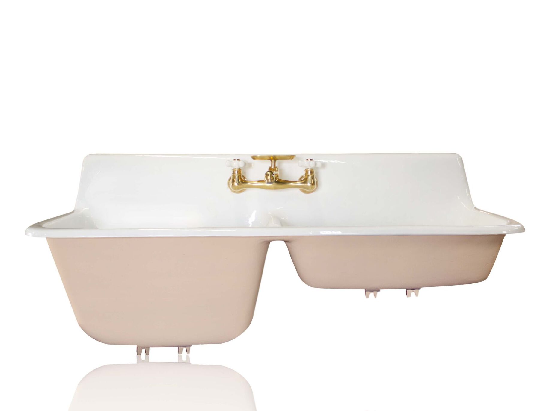 LARGE 47" HIGH BACK KITCHEN FARM SINK Sink By WatermarkFixtures