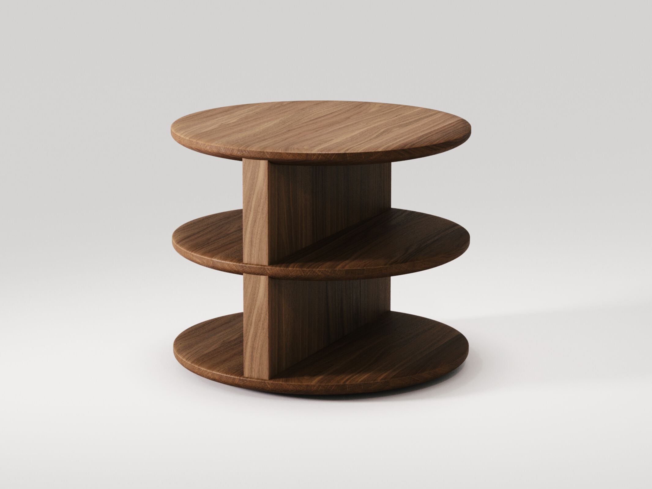 TRIPLEX Walnut bedside table / coffee table By Wewood