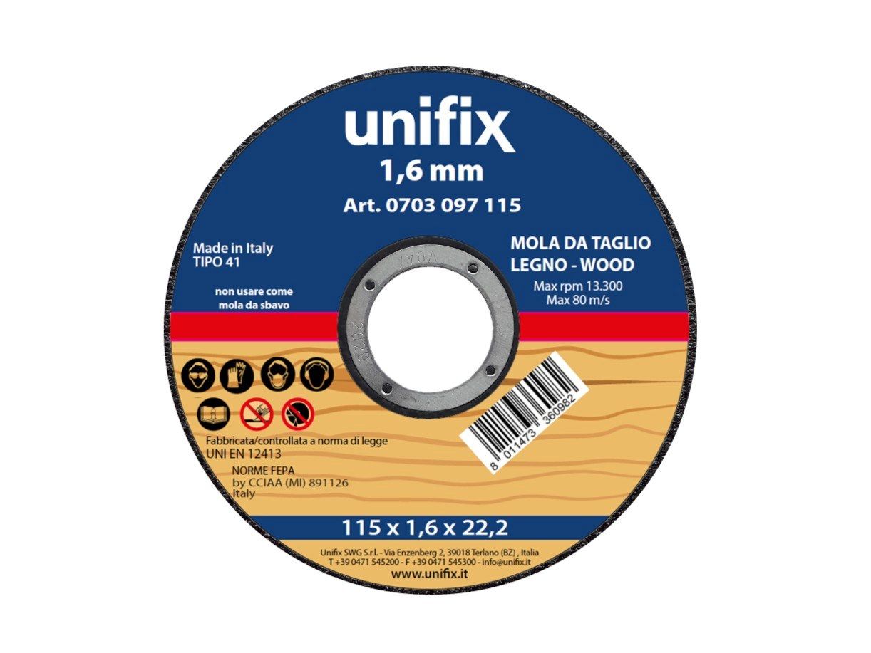 Wood cutting wheel Cutting Disc By Unifix SWG