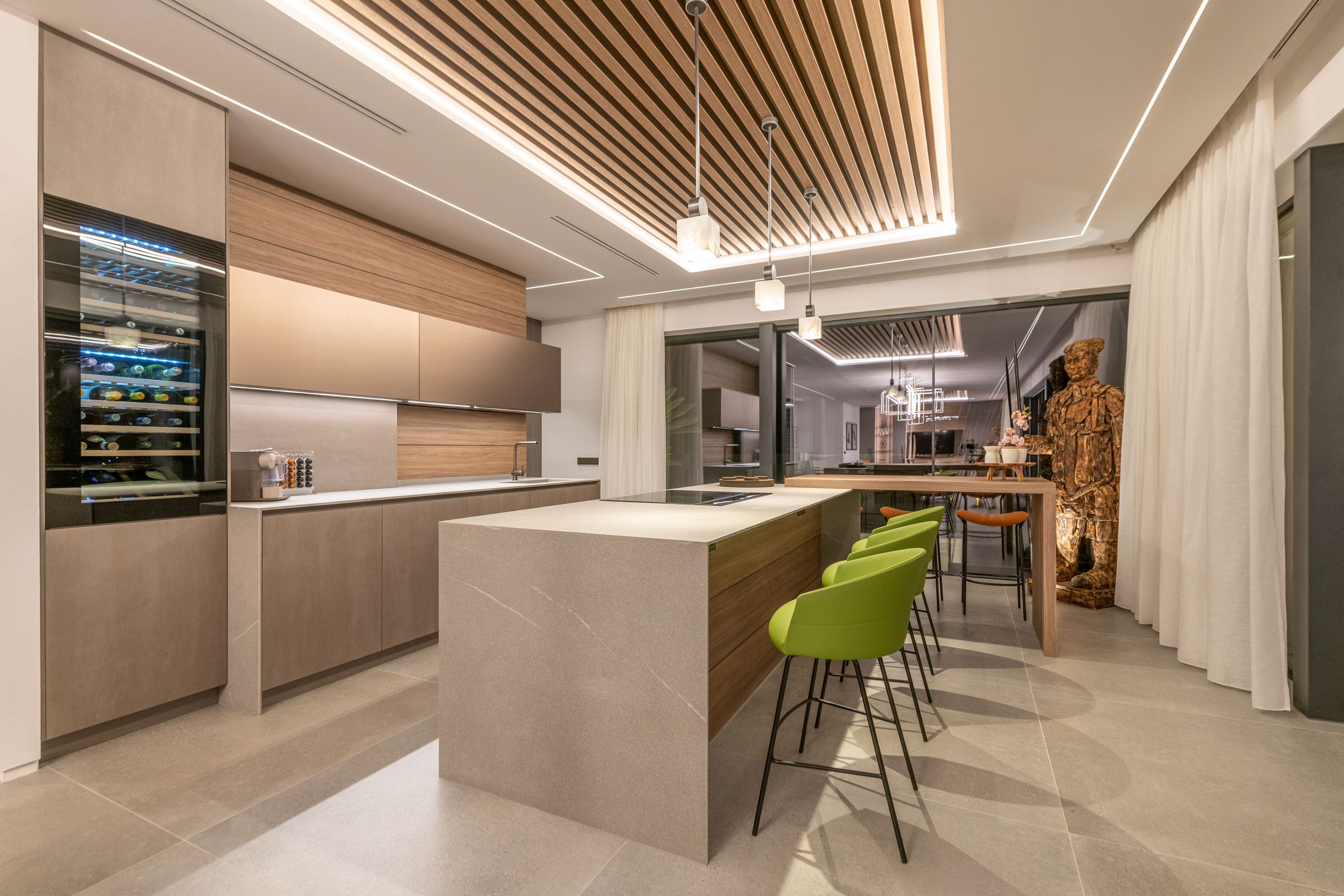 WOODN MODULATUS TH6050 Wood-product ceiling tiles By Woodn Greenwood