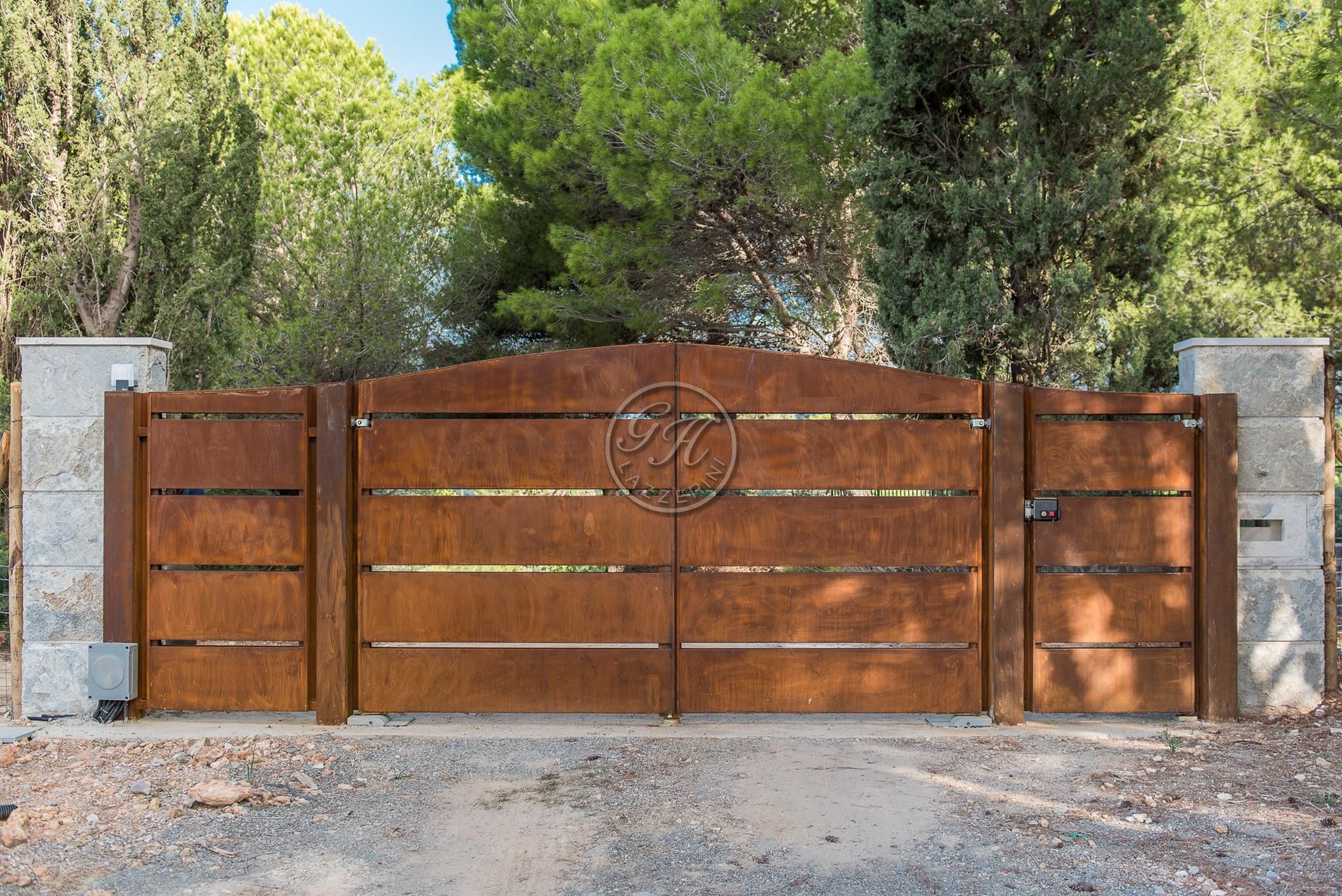 Corten™ gate Wrought iron gate 15 By GH LAZZERINI